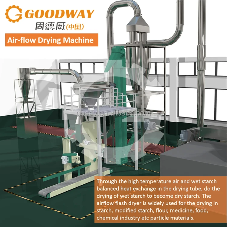 Industrial Cassava Flour Drying Machine - Efficient & Durable