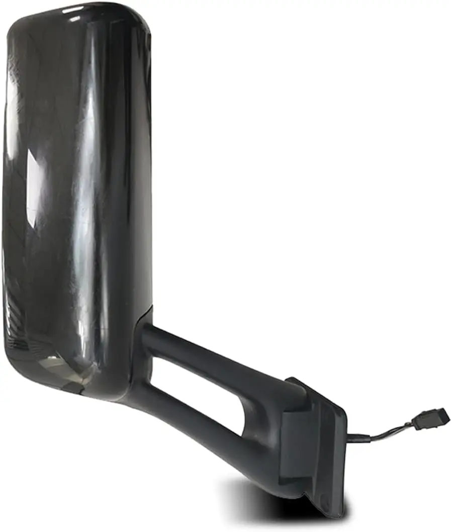 Right Side Peterbilt 579 Door Mirror Motorized And Heated Black Painted ...
