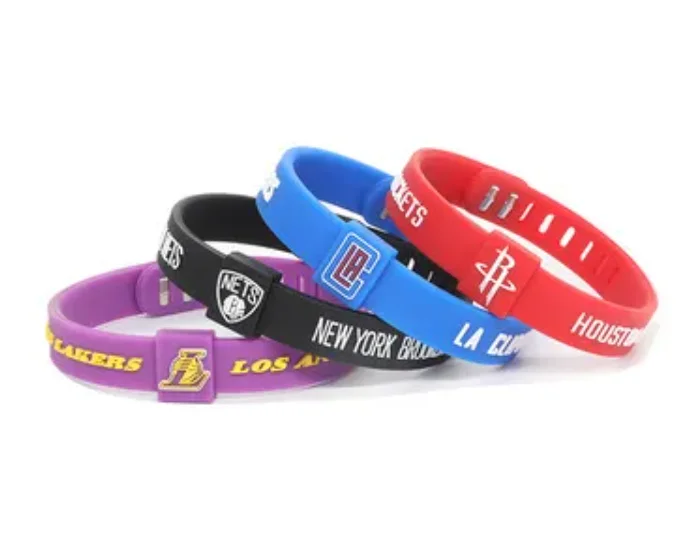 Cheap Wholesale Sports Basketball Team Custom Embossed Bracelet ...