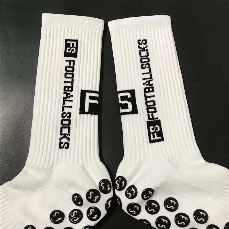 Anti Slip Men Compression Football Socks Custom Unisex Grip Crew Soccer ...