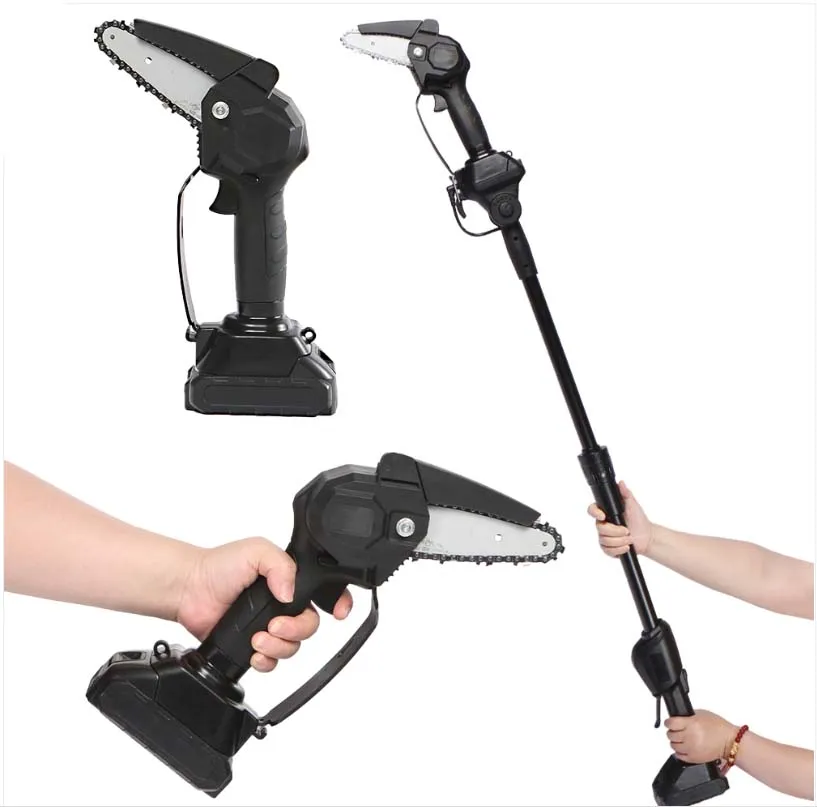 Ananke Tools 2-in-1 Cordless Long Pole Chain Saw Detachable Aluminum ...