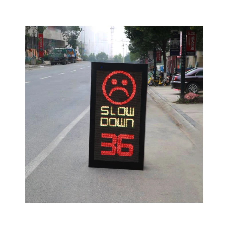 LED Solar Power Radar Speed Sign - Enhance Road Safety