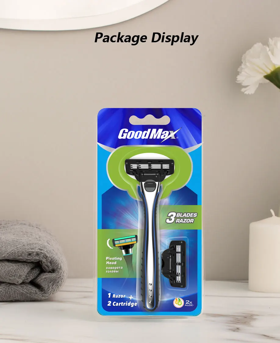 Goodmax Triple Blade Shaving System - Precision & Durability