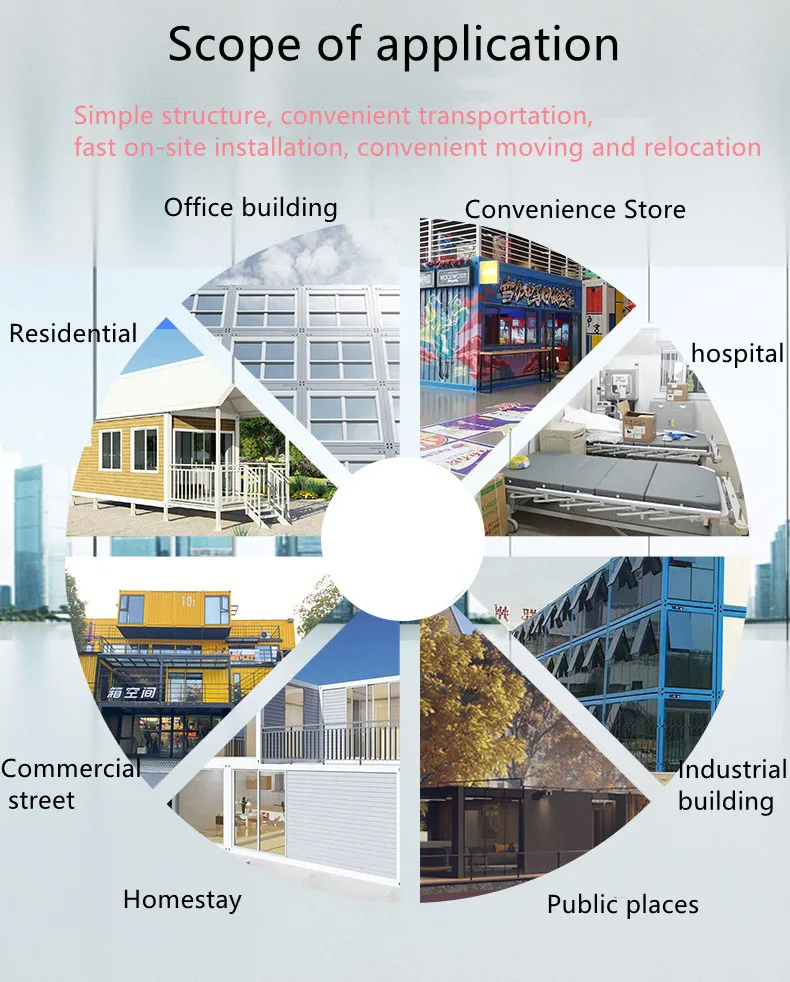 With Bathroom Ready Made 3 Bedroom Prefabricated House High Quality 40 ...