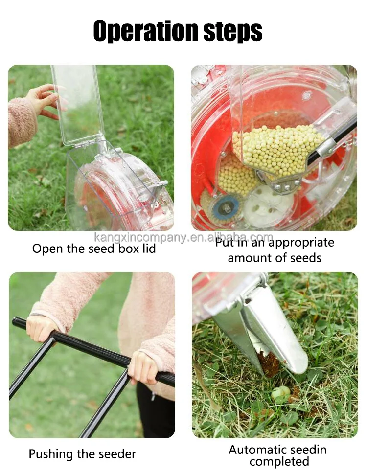 Manual Portable Corn Seeders Agricultural Machinery Hand Push Maize ...