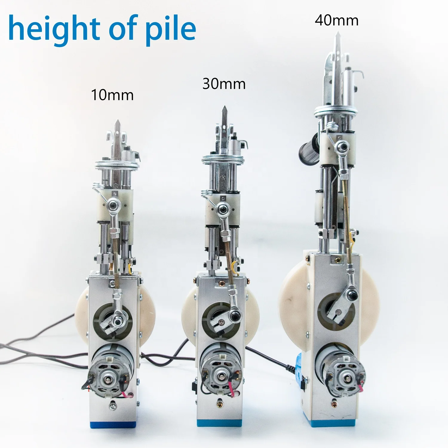 10mm Tufting Gun Carpet Weaving 2 In 1 Cut And Loop Pile Electric ...