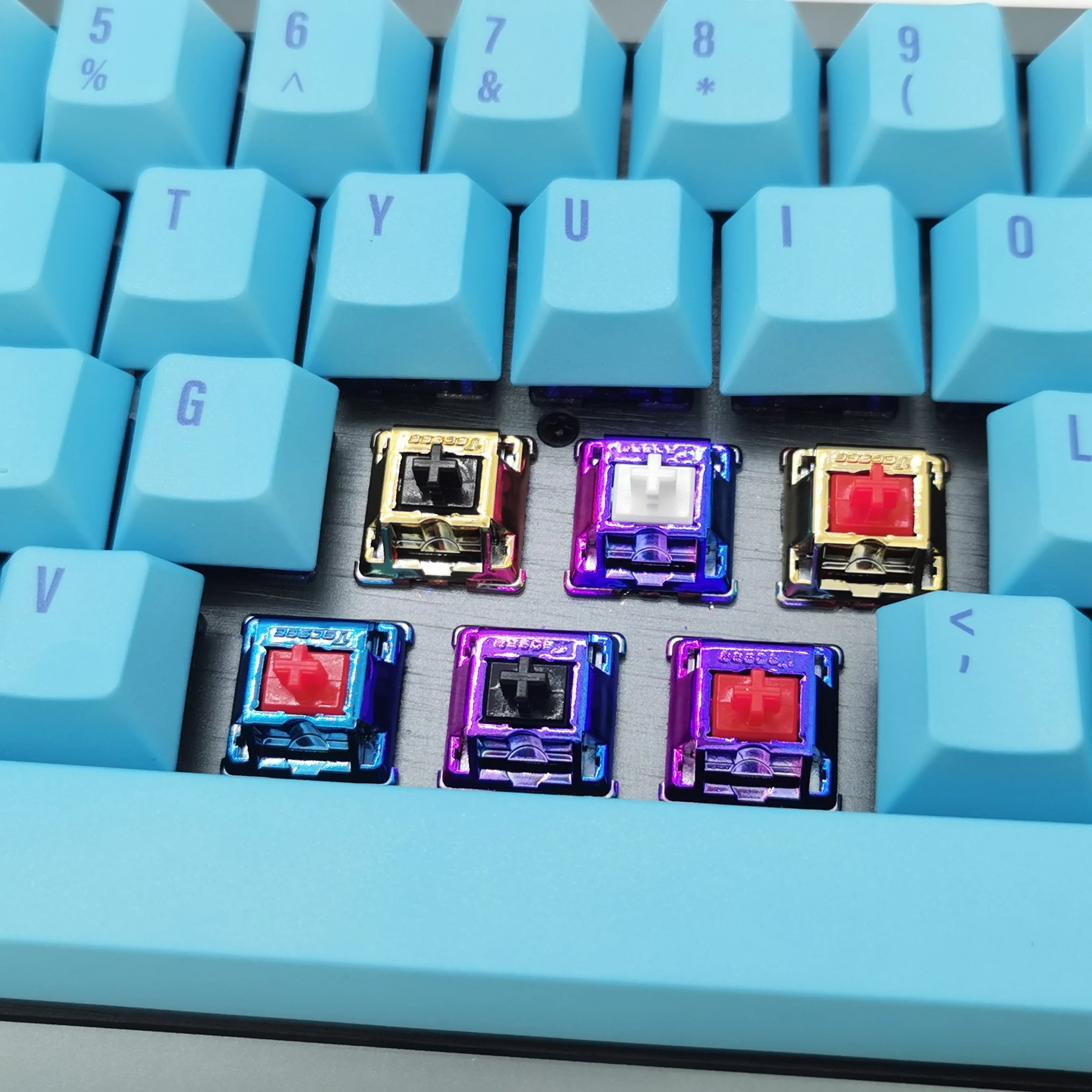 Tecsee Metal Coated Switch Mechanical Keyboard Switch Diy Mechanical ...