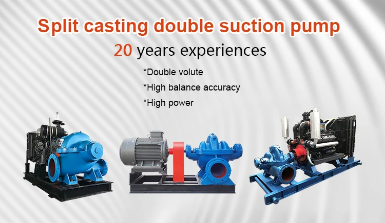 Horizontal Split Case Pumping Machine Powerful Single Stage Double ...