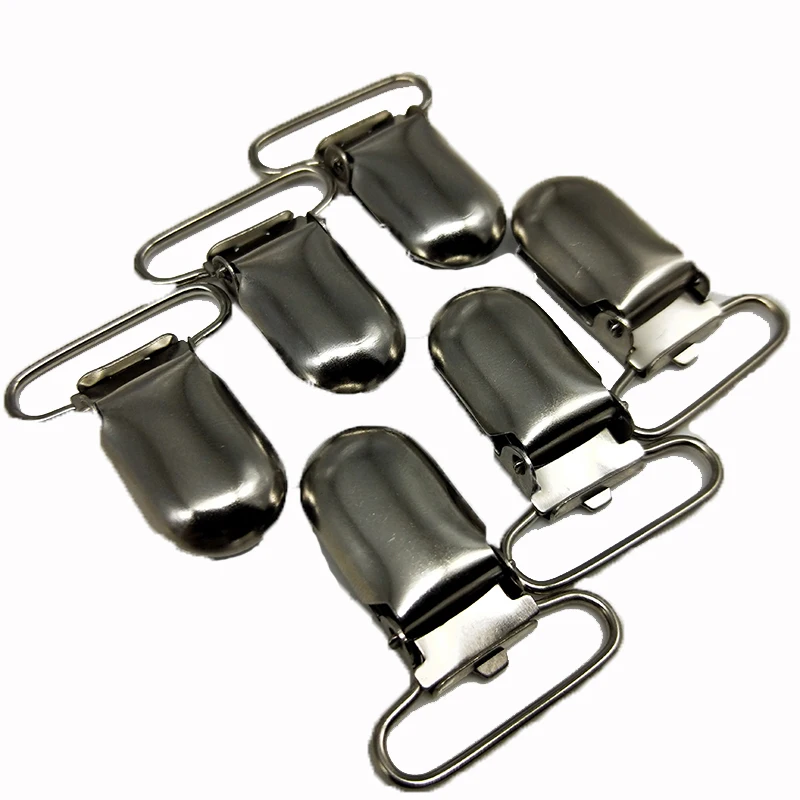 Sillver/bronze Metal Baby Dummy Pacifier Holder Clips Suspender Clip ...