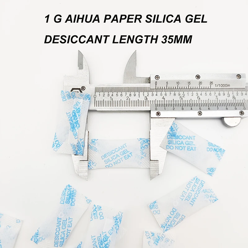 1 g Aihua Paper Silica Gel Desiccant Size 35*20 mm Food Grade DMF Free ...