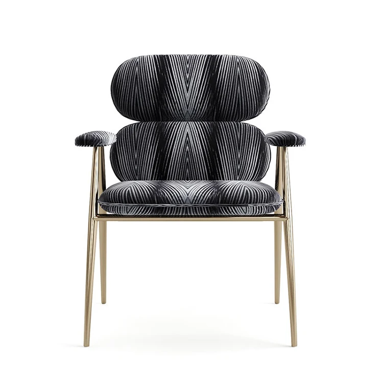 Luxury Modern Small Teddy Boucle Arm Chair Lounge White Office Boucle ...