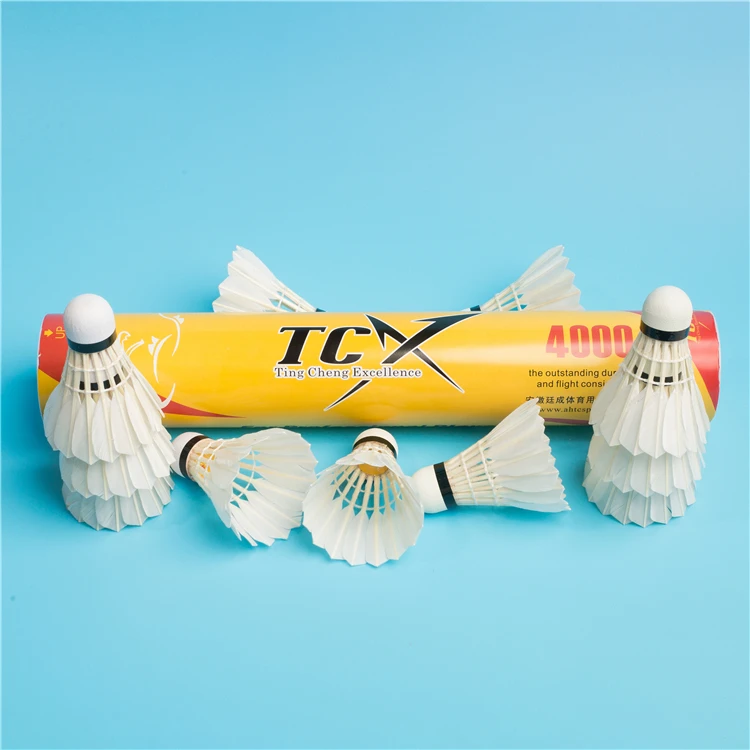 TCX 4000 Power-boosting Consistent-speed Badminton Shuttlecock Premium ...