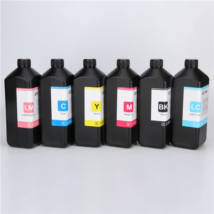Cyan Magenta Yellow Black Cmyk Eco UV Ink For HP Scitex FB 250 FB250 ...