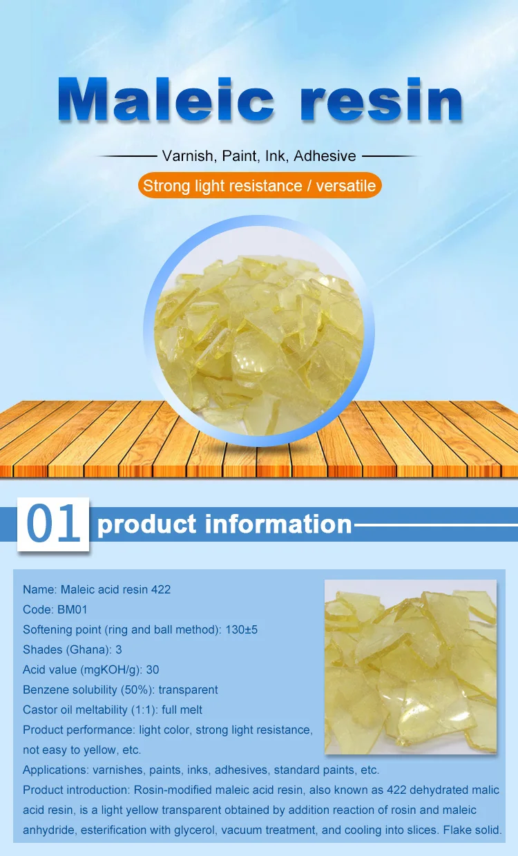 Maleic Acid Rosin Resin Factory Resin Tackifiers For Paint Adhesives ...