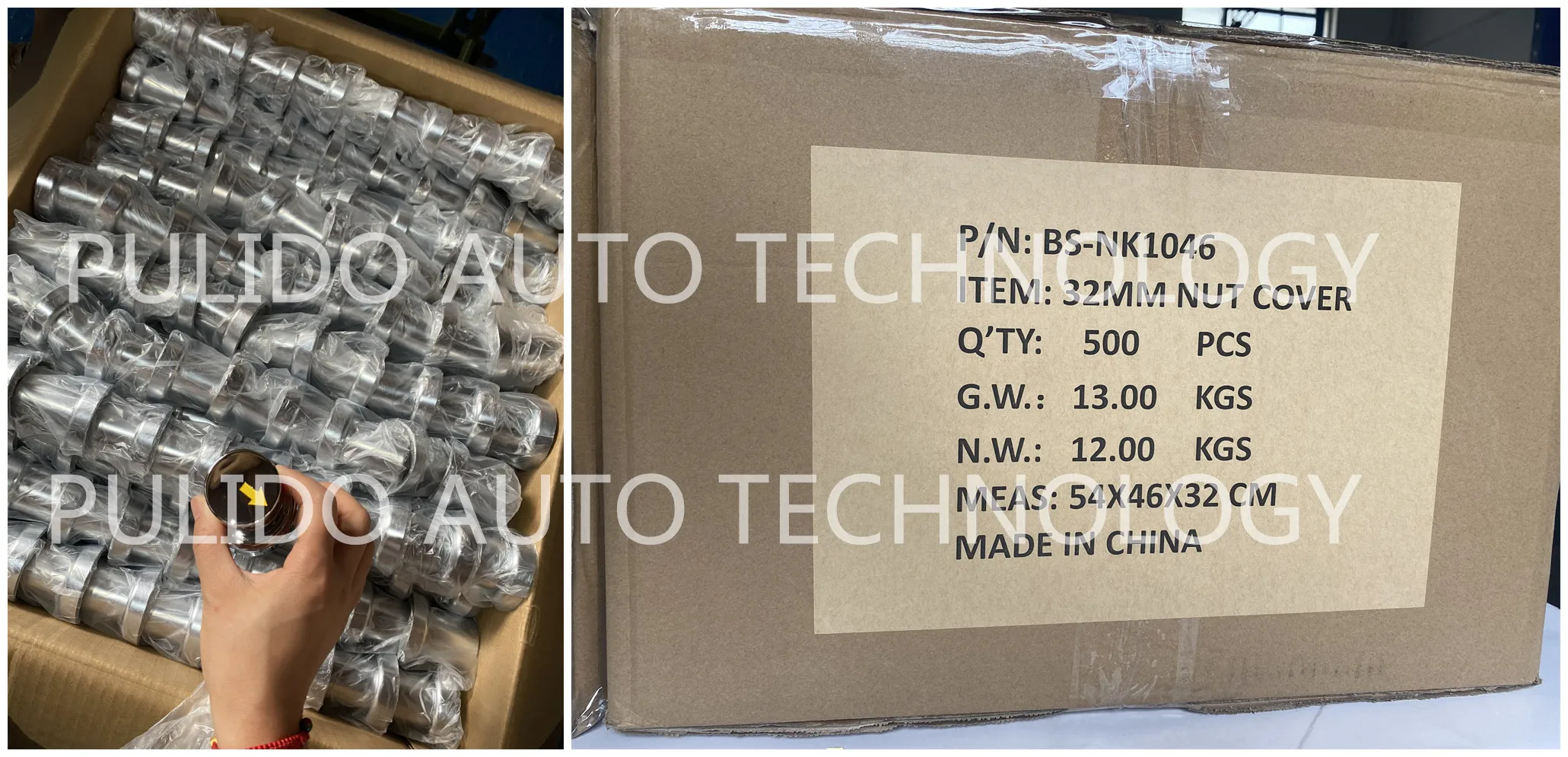 32mm emniyet ok ABS plastik krom bijon kamyonlar için kapakları ...