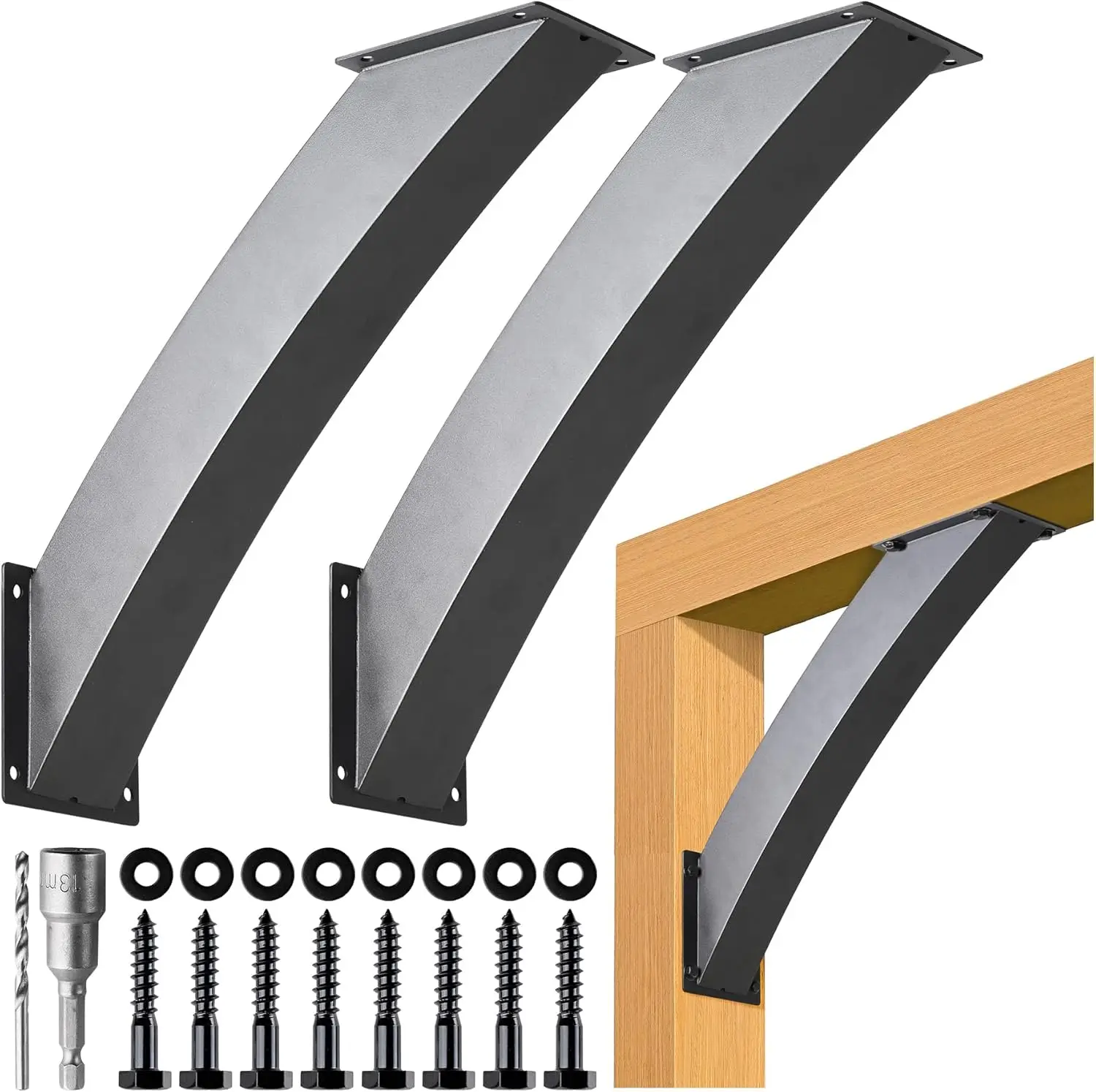 Pergola Kit Heavy Duty Connector Brace Bracket Kit for Pergolas for for ...