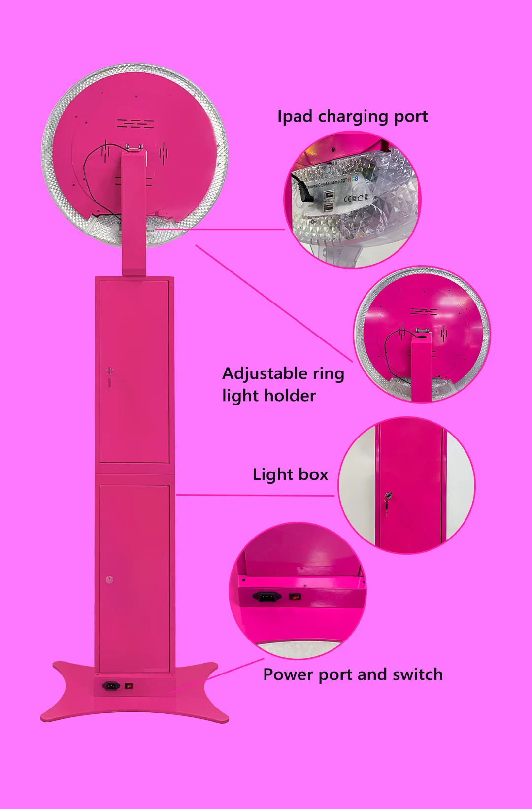 Sapphire Roamer Ipad Mirror Photo Booth With Props Free Accessories ...