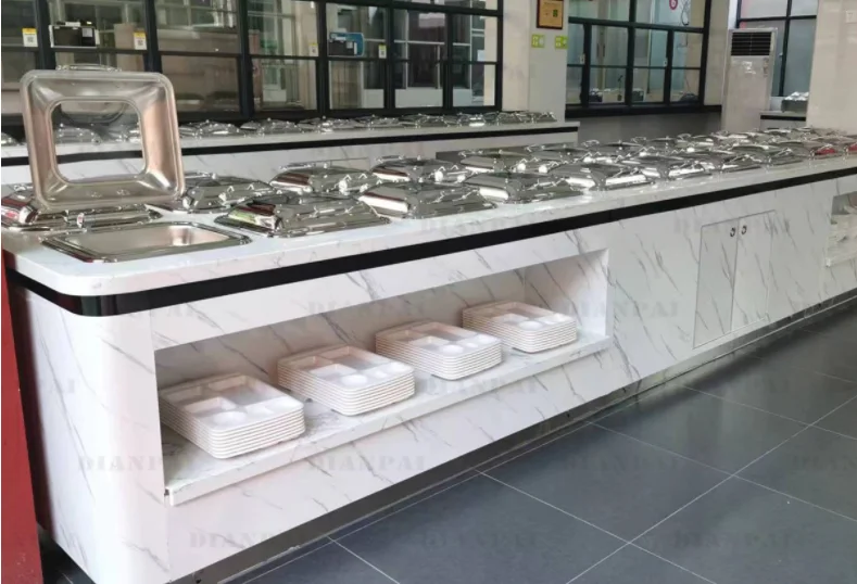 Restaurant,Hotel,Bar Buffet Dinner Counter and Table Station or ...