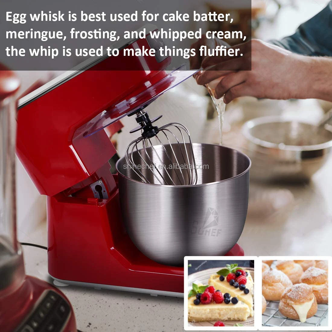 Shinechef Kitchen Food Mixers - Versatile and Efficient