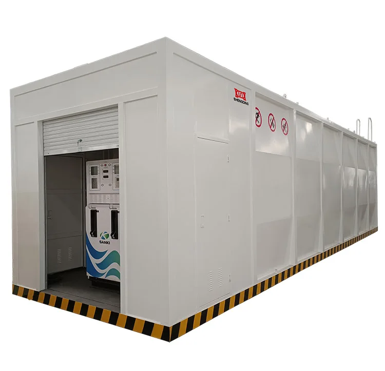 Mini Gasoline Prefab Gas Station - Safe & Economic Fueling