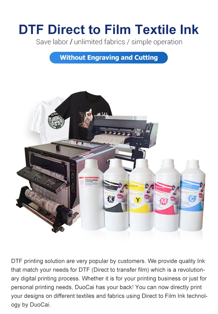 Dtf Premium Inks Direct To Fiilm White Inks Factory Supply - Buy Dtf ...