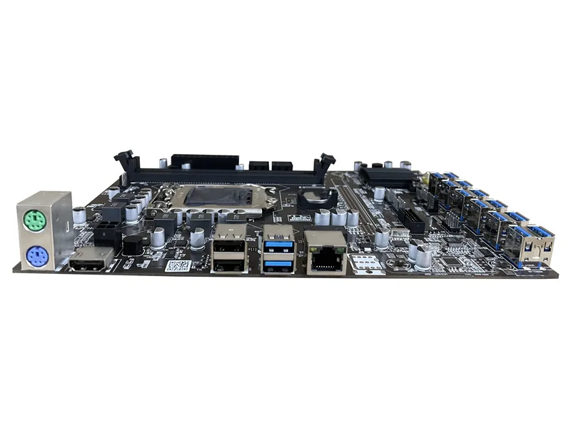 Hot Selling 12 Graphics Cards Motherboard B250c V1.0 12p 1x With Intel ...