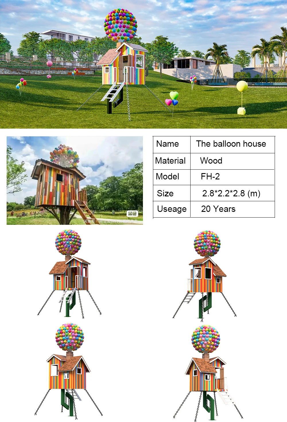 Fly Balloon House Building Energy Saving Modular Assembly House Dome ...