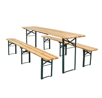 Outdoor Picnic Courtyard Party Dining Folding Brewery Wooden Beer Set ...