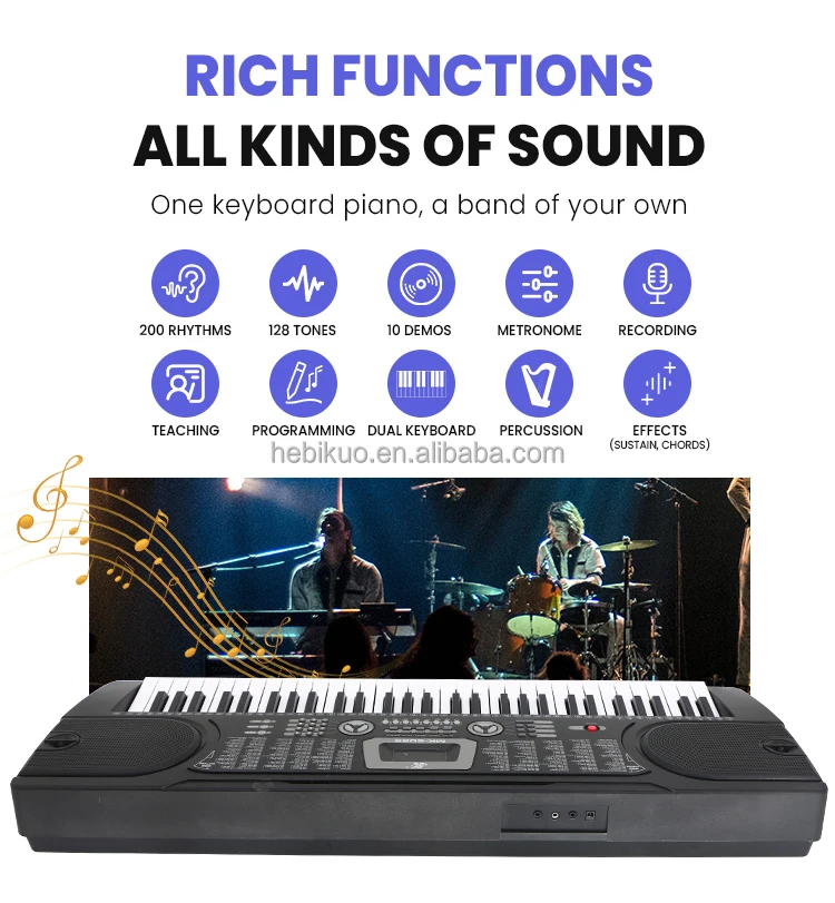 "Master Your Music Skills with the 61 Keys Teaching-Type Electronic ...