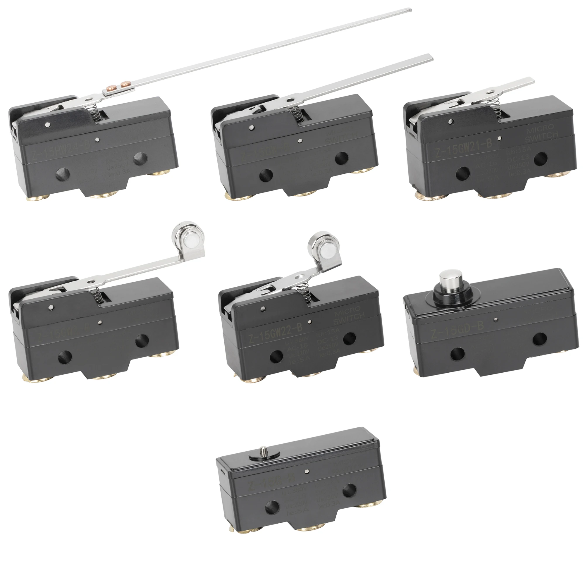 Electrical Roller Limit Switch Screw Terminal Micro Switch with Roller ...