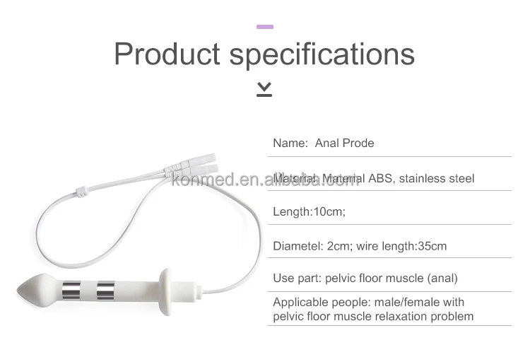 ISO13485 Home Use Electrode Anal Probe for Men Urinary Incontinence ...