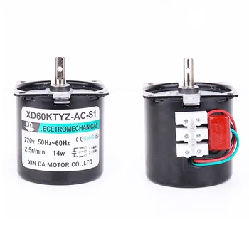 220v Ac Micro Motor Permanent Magnet Synchronous Motor 60ktyz Claw Pole ...