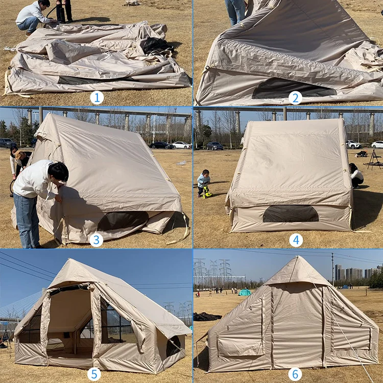 Best 4 Person Inflatable Camping Tent - Durable & Waterproof