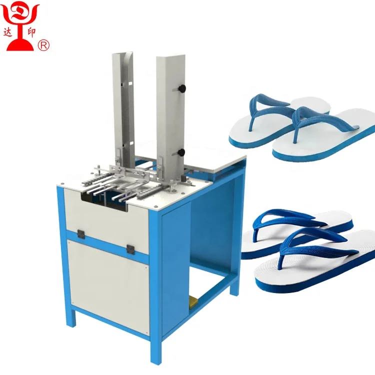 Semi Automatic EVA Rubber Slipper Strap Fixing Machine