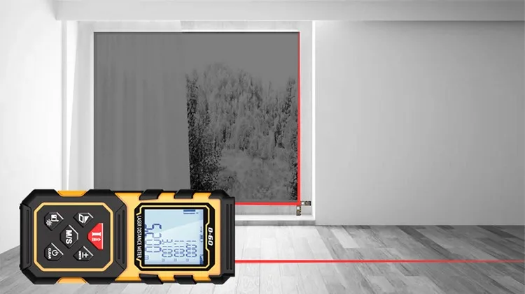 Industrial 100m Long Range Measurement Laser Distance Meter High ...