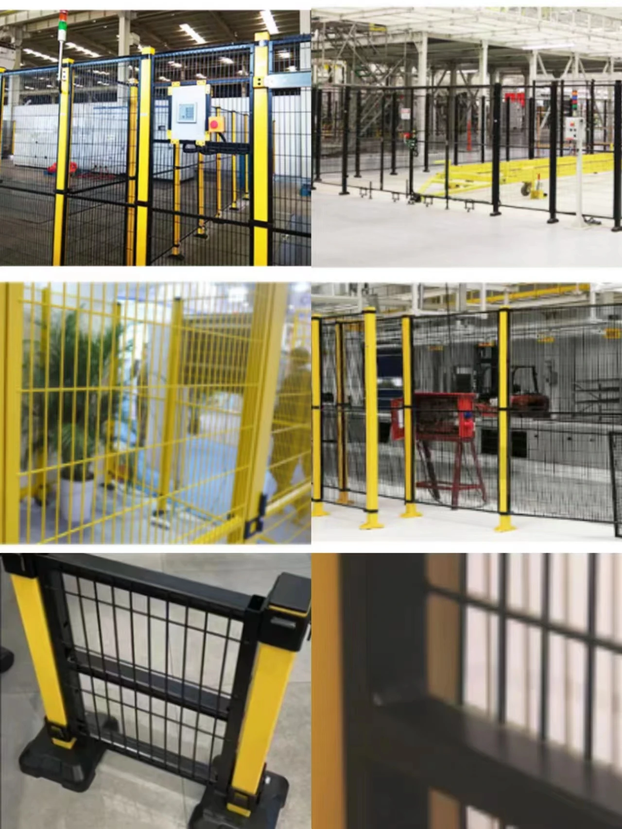 Professional Robot Safety Fence Factory Protection Workshop Partition ...
