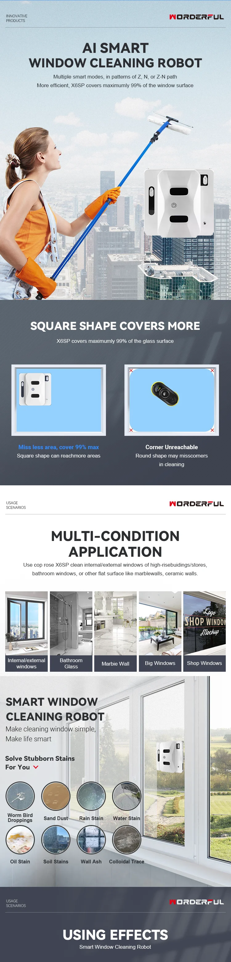 OEM Automatic Glass Skyscraper Cleaning Robotic Windows High Rise ...