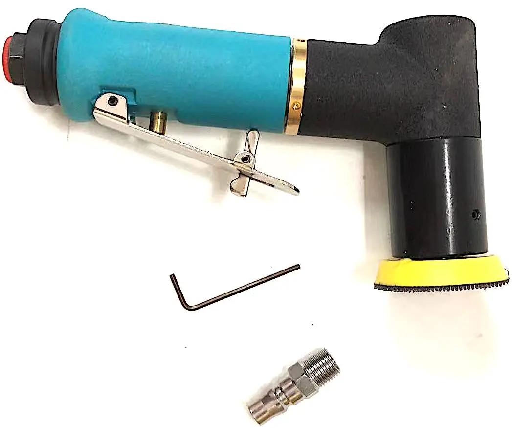 2” Pneumatic Right Angle Geared Planetary Polisher, 2,500 RPM OEM