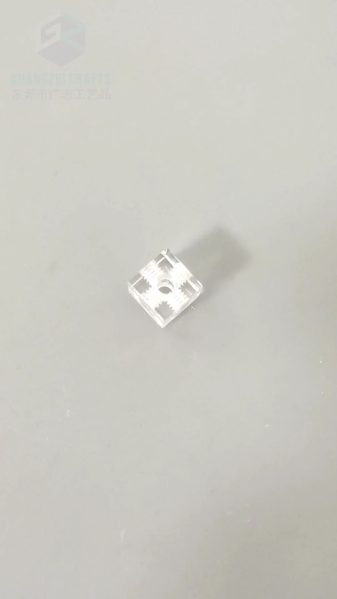 Special Designed Screw Block Cube Clear 6 Sides Acrylic Screws Block ...