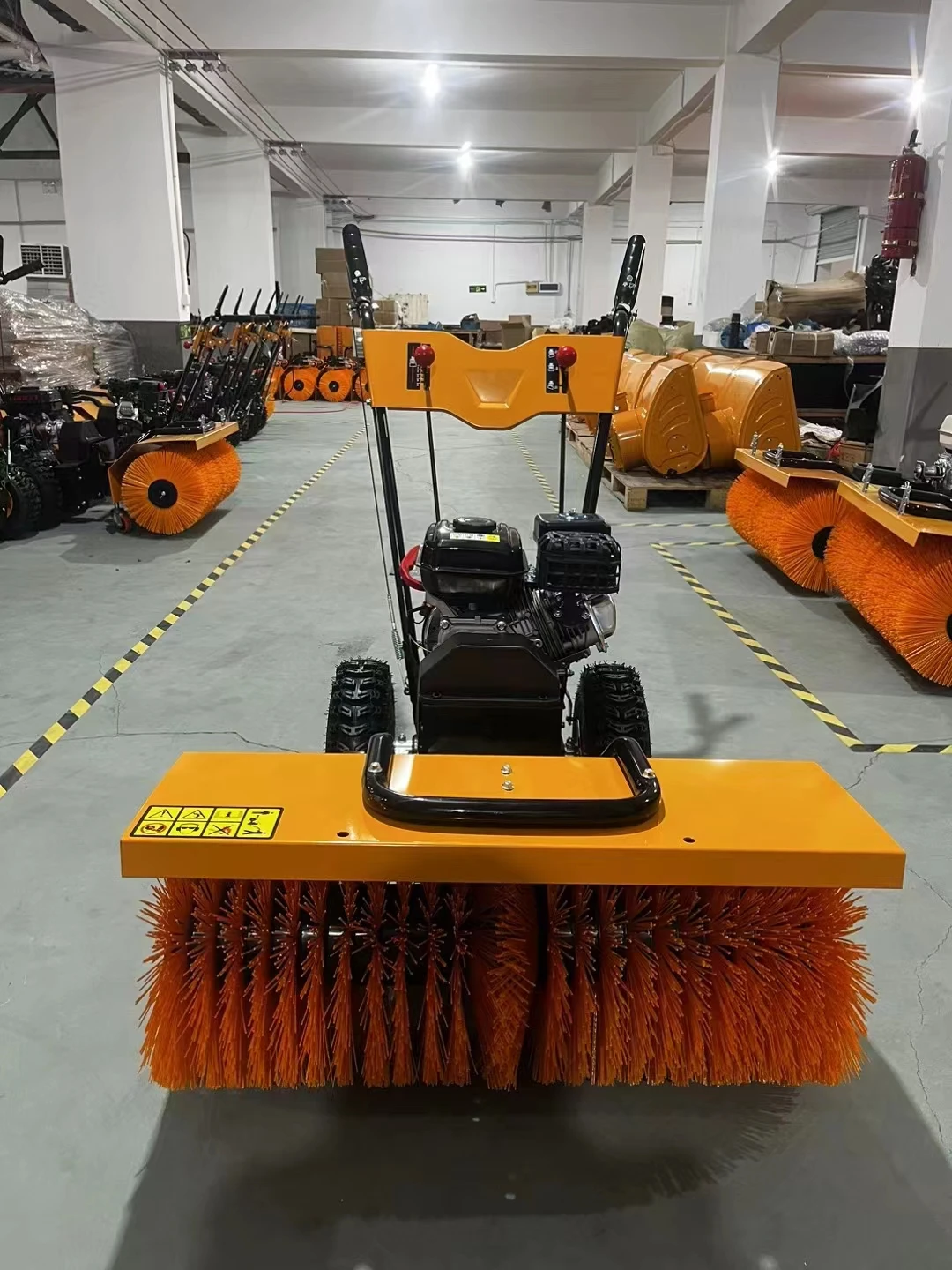 High Operating Efficiency, Hand Propelled Walking, Low-Power Sweeping ...