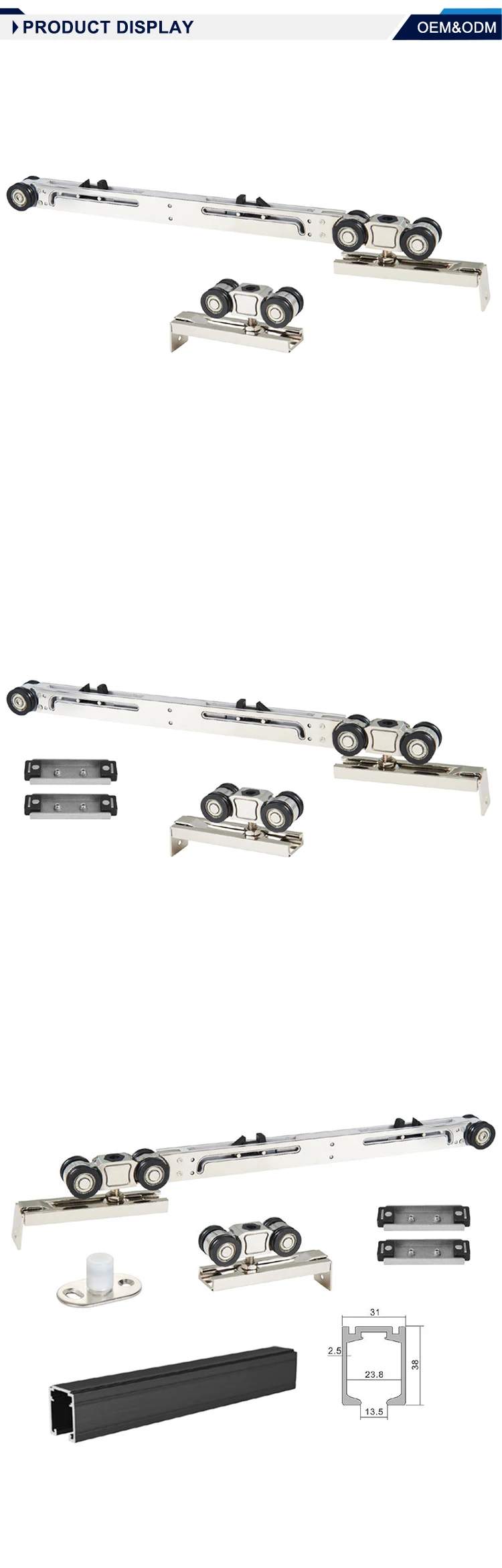 120 Kg Heavy Duty Sliding Door Roller Aluminium Sliding Door Wheel ...