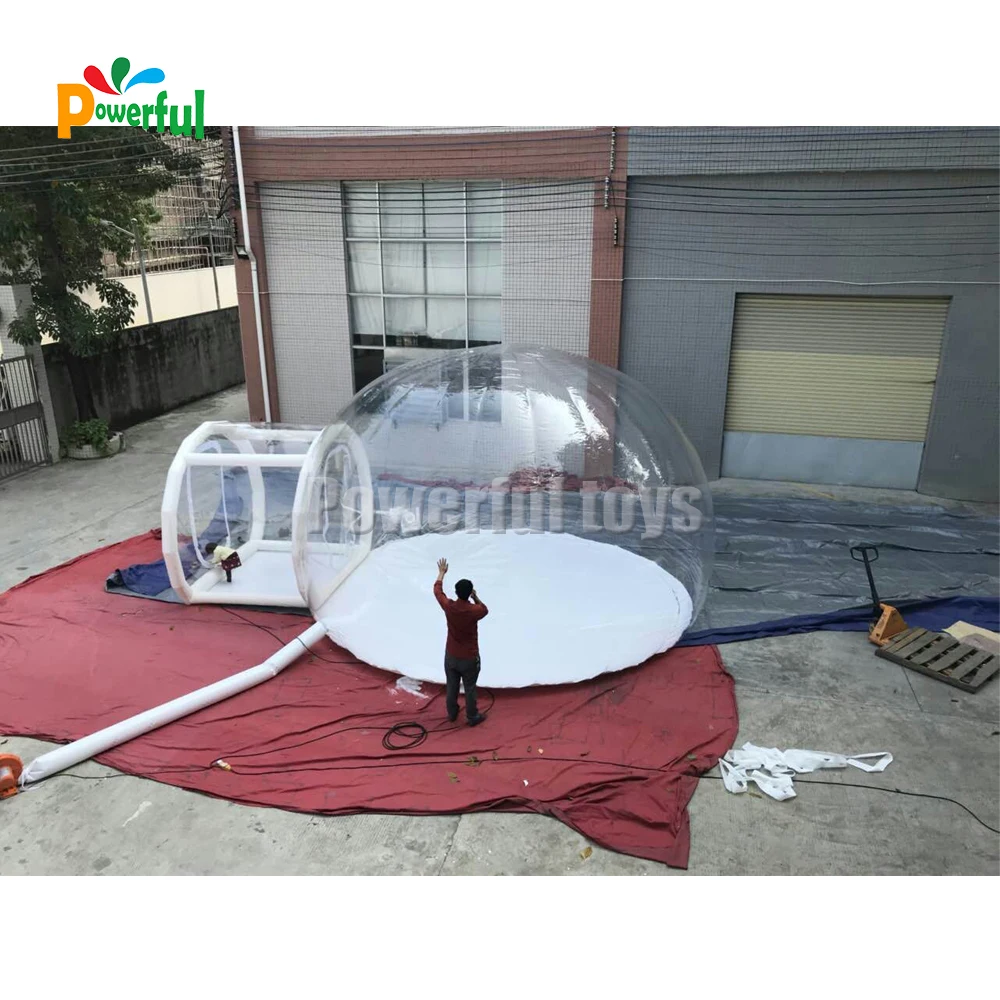 Glamping Outdoor Bubble Tent House Inflatable Transparent Bubble Tent ...