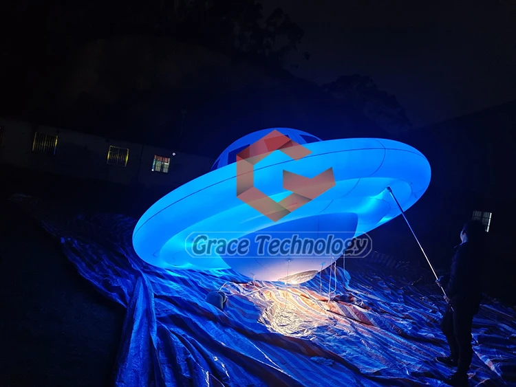 Pvc Giant Inflatable Model Space Theme Decoration Lighted Inflatable ...
