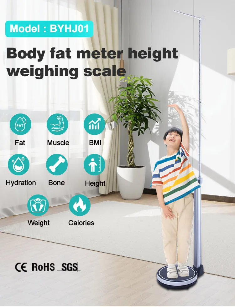 200KG Ultrasonic BMI Electronic Body Fat Scale - Accurate Measurement