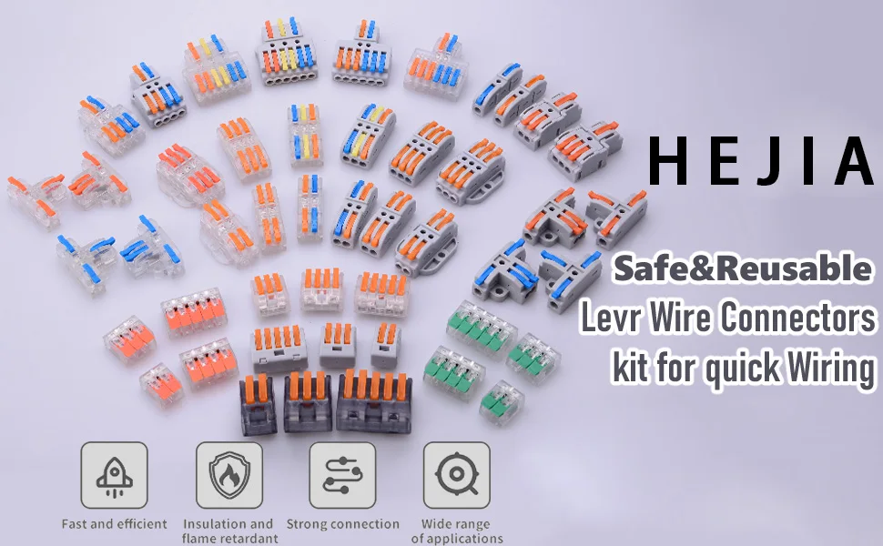 450v 32a Wa_go 221-415 Quick Connect Wire Connector Terminal Blocks ...