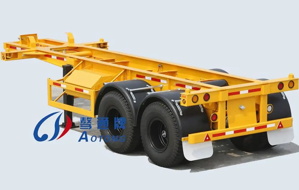 40ft Container Chassis/ 20ft Shipping Container Trailer/4 Axle ...
