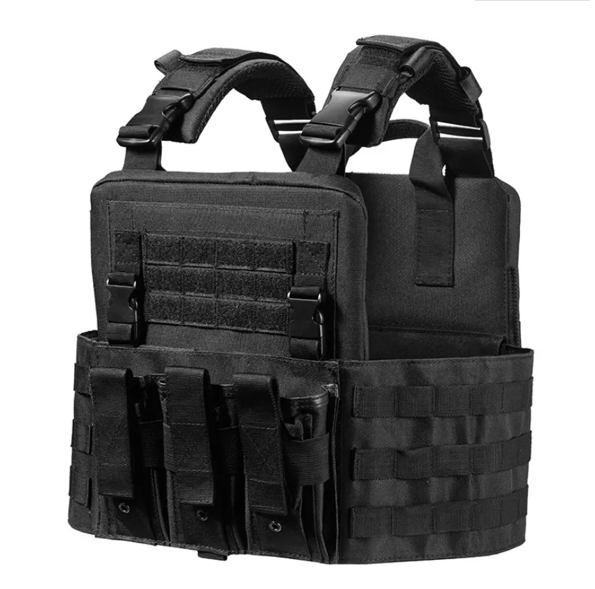 Black Tactical Vest Outdoor Multifunctional Equipment Camouflage ...