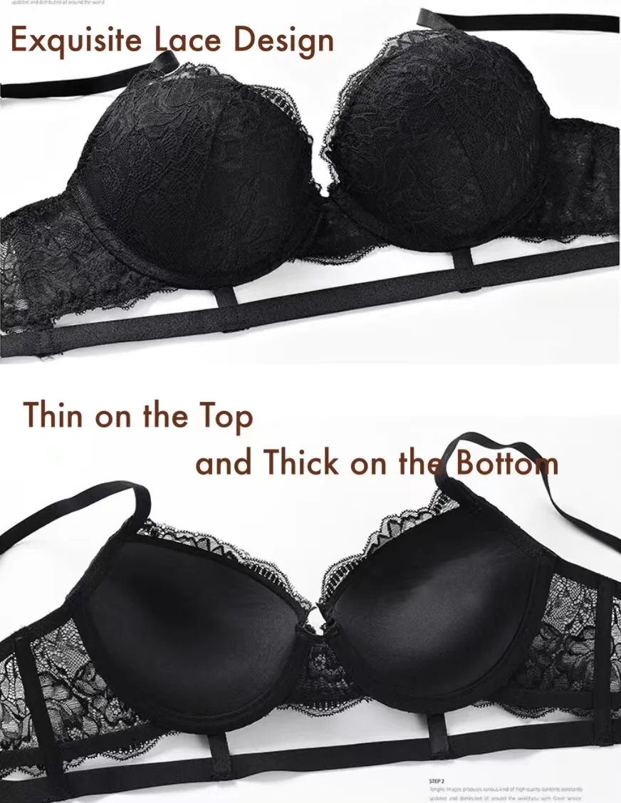 Women Custom Plus Size Bra Set Lingerie Lace Underwire Bra - Buy Custom ...