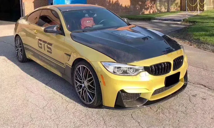 New IMP Style Carbon Fiber Clear Front Engine Hood for M3 M4 F80 F82 ...