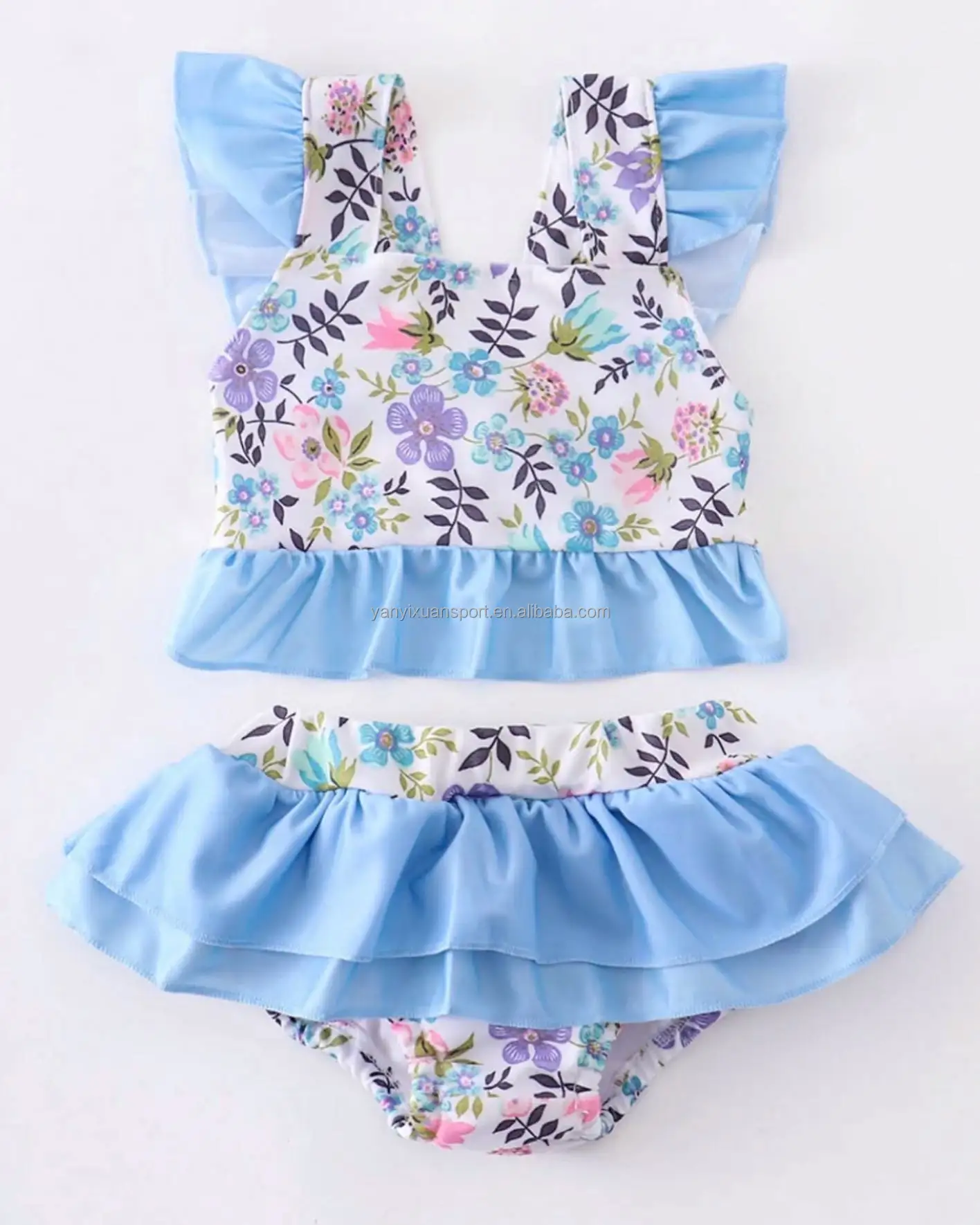 Yanyi 2025 Girls Bikini Custom UPF50+ Protective Children's Swimsuit ...